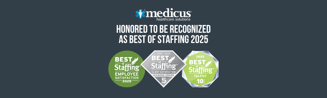 Medicus Healthcare Solutions Wins ClearlyRated's Best of Staffing Client, Employee, and Talent ...